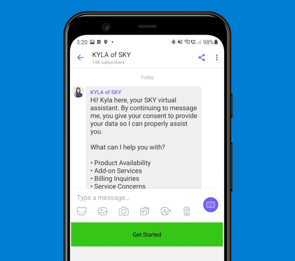 Transforming SKY’s support team with messaging and chatbot automation