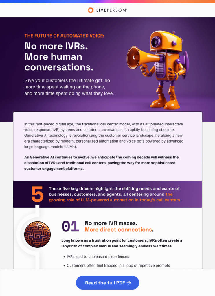 The future of automated voice: No more IVRs, more human conversations